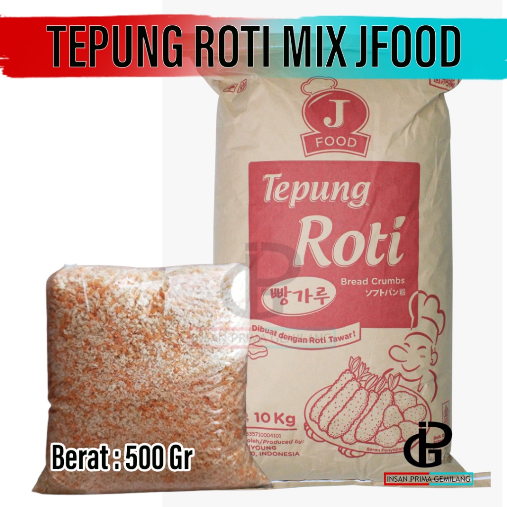 Jual Tepung Roti MIX JFOOD Repack 500 gr Eceran | Shopee Indonesia