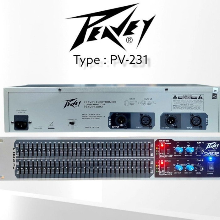 Jual Equalizer PEAVEY 231 PV231EQ / PV 231EQ / PV 231 EQ / PV-231EQ | Shopee Indonesia