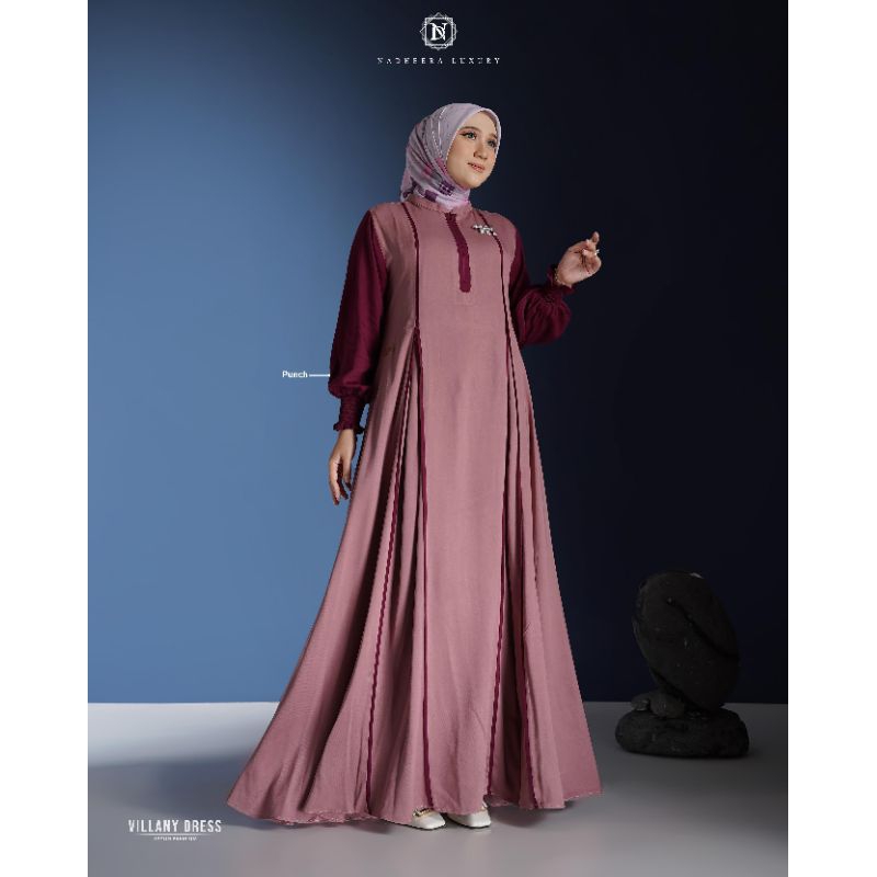 Jual SPECIAL PRICE VILLANY DRESS NADHEERA LUXURY | Shopee Indonesia