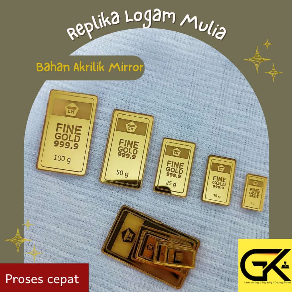 Jual LOGAM MULIA REPLIKA / REPLIKA EMAS LM ANTAM/ LOGAM MULIA MAHAR ...