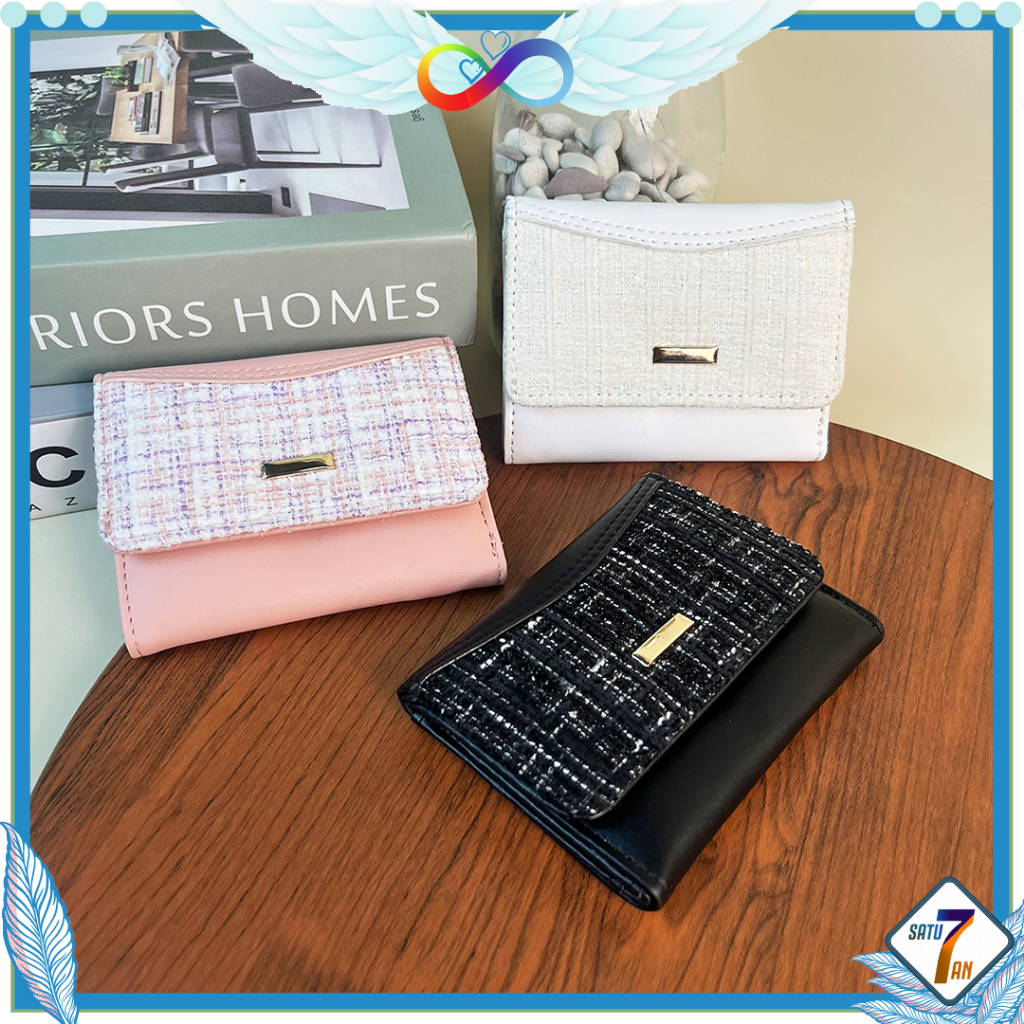 Jual Dompet Lipat Wanita Kecil Dompet Pendek Cewek Mini Uang Kertas ...