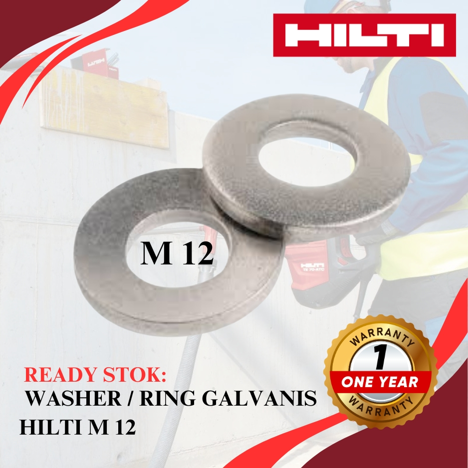 Jual HILTI WASHER / RING GALVANIS HILTI M12 | Shopee Indonesia