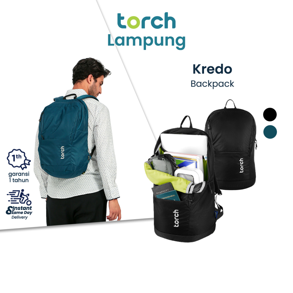 Jual TORCH Kredo Backpack Laptop 15 inch Kuliah Kerja Simpel Minimalis ...