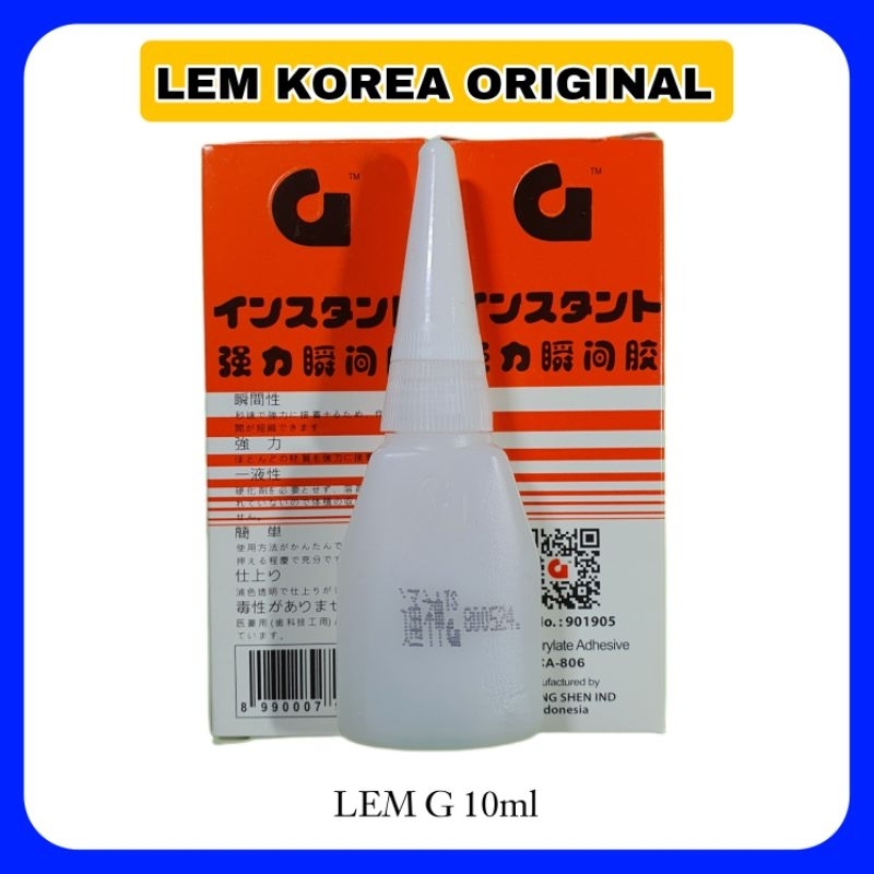 Jual lem korea cepat kering alteco super glue lem G kualitas original no.1 | Shopee Indonesia