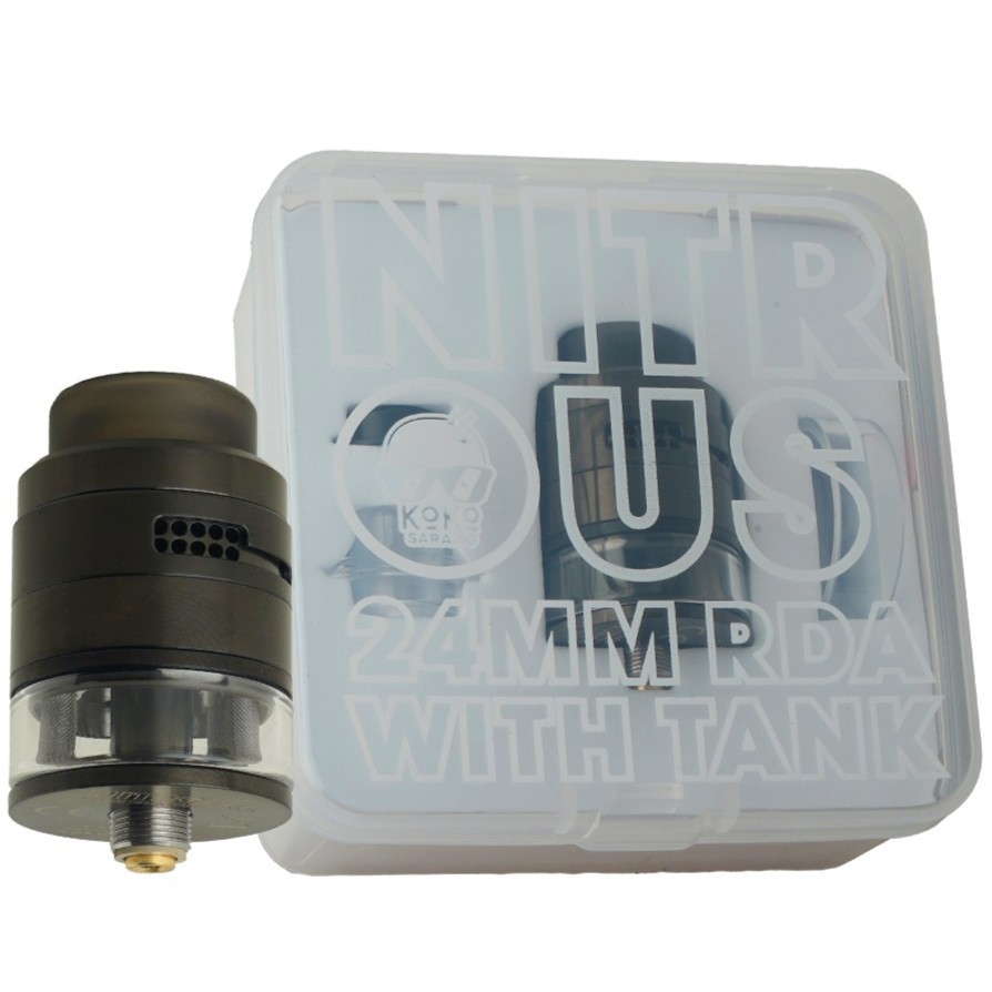 Jual RDTA Nitrous Gunmetal 24MM Authentic by Damn Vape x Koko Sarang ...
