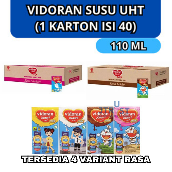 Jual Vidoran Susu UHT 110ml 1 Karton Isi 40Pcs | Shopee Indonesia