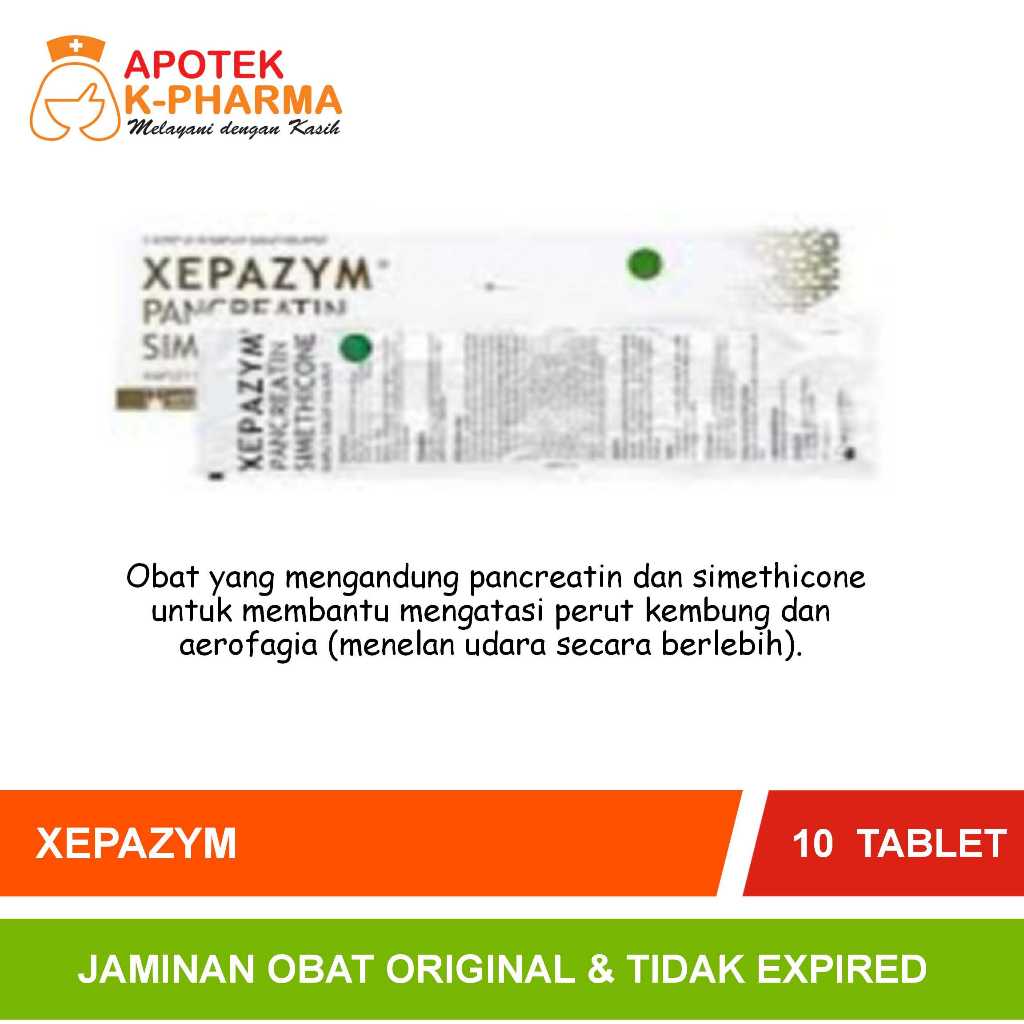 Jual Xepazym Strip Isi 10 Tablet Obat Original Metiska | Shopee Indonesia