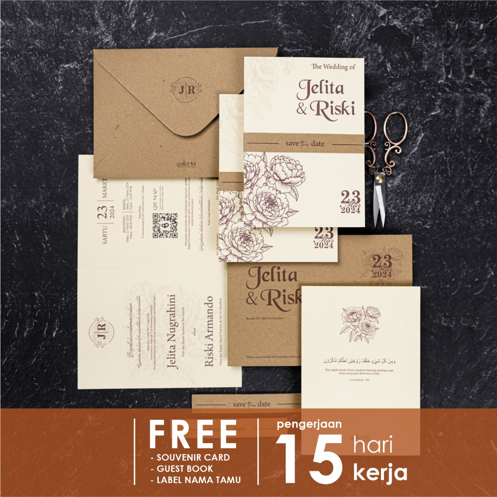 Jual Undangan Pernikahan aesthetic I Summer pack I by Cerita Undangan ...