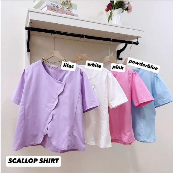 Jual SCALLOP SHIRT | Shopee Indonesia