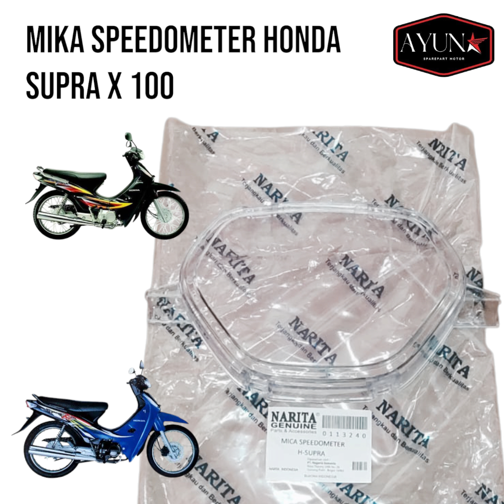 Jual Mika speedometer honda supra x 100 mika kilometer supra fit 100 ...