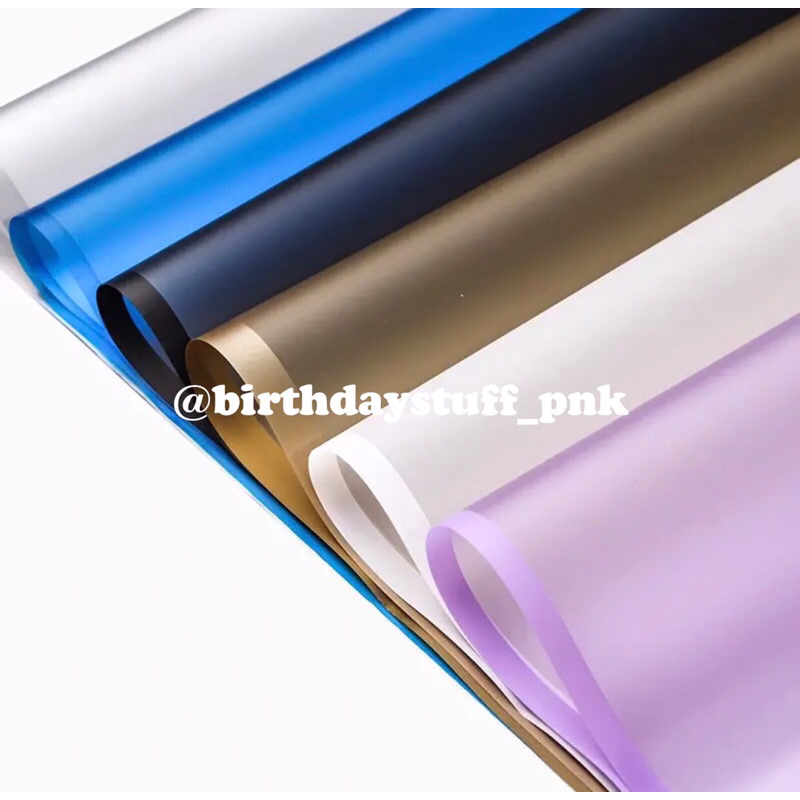 Jual Kertas Buket Bunga List / Flower Wrapping Cellophane Paper Florist ...