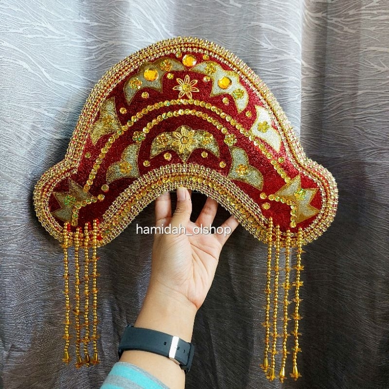 Jual Ramin Melayu/ Mahkota Melayu Plasment / Hiasan Kepala Tari ...