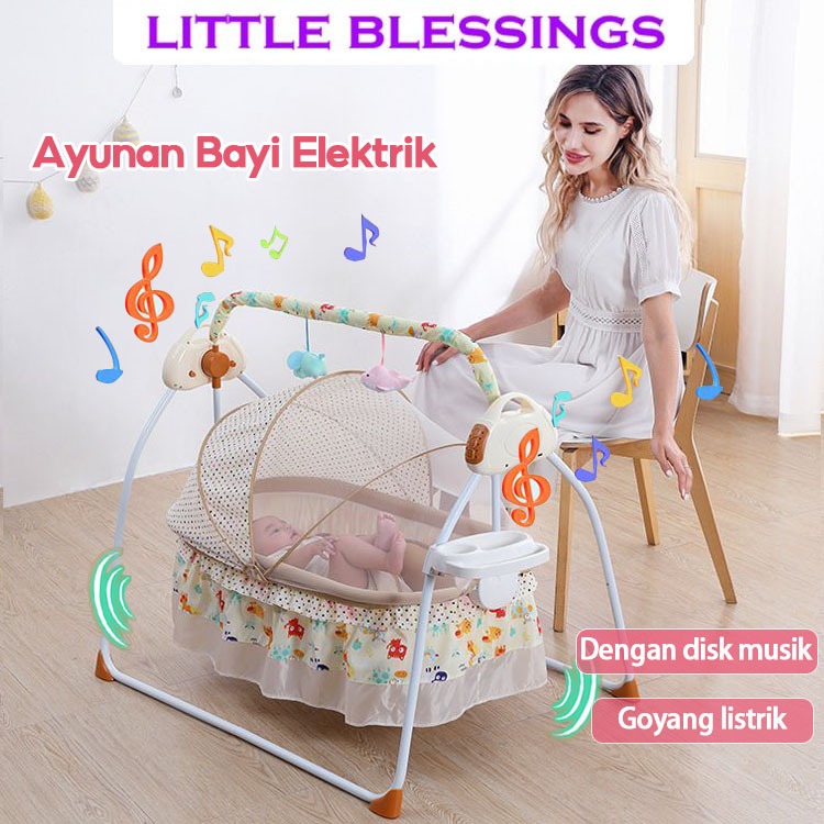 Jual Ayunan Bayi Elektrik Otomatis kendali jarak jauh Start Deluxe ...
