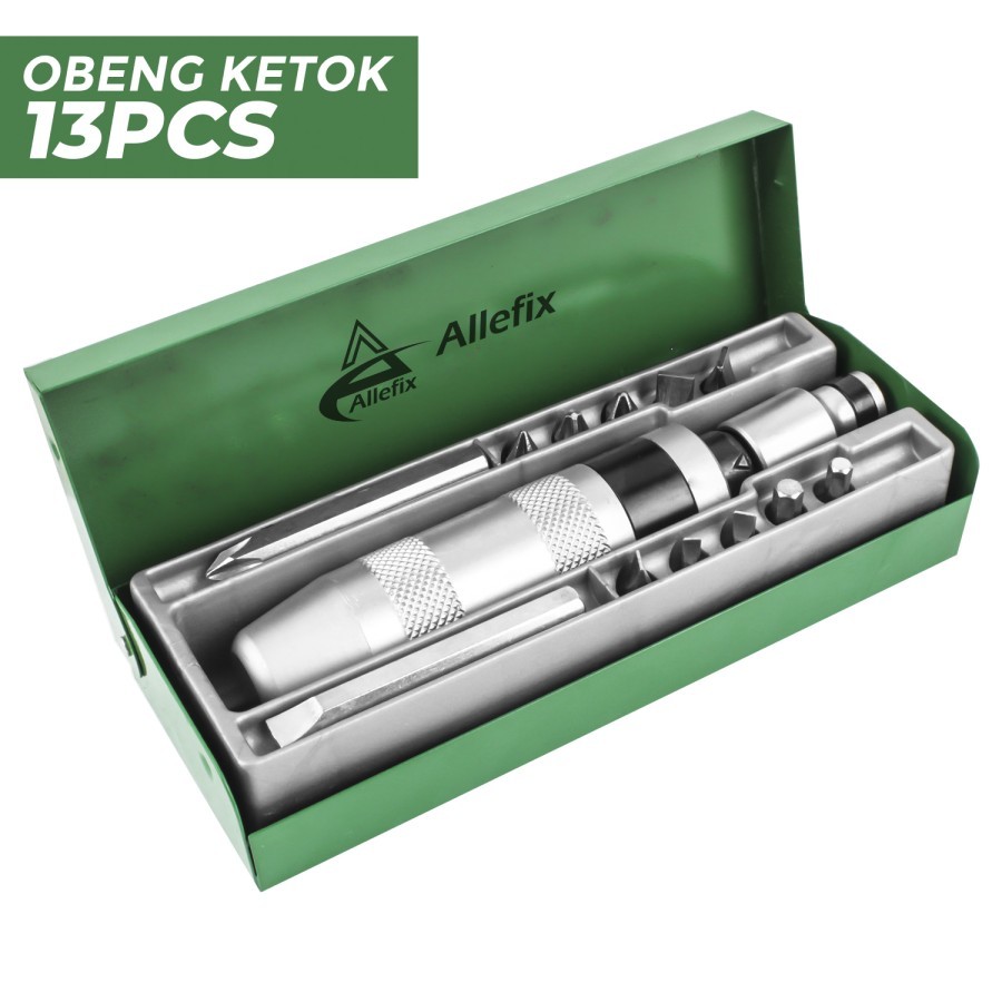Jual Obeng Ketok Getok Set Impact Driver 16Pcs Bahan Crome Vanadium ...
