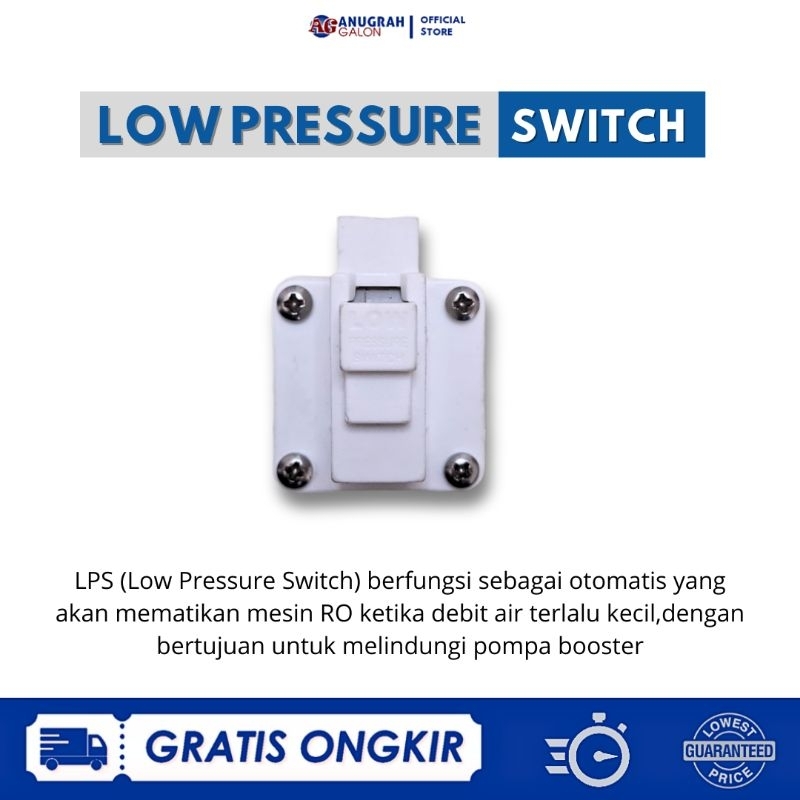 Jual Low Pressure Switch (LPS) Reverse Osmosis untuk Mesin RO | Shopee ...