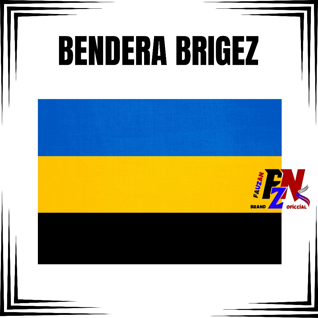 Jual Bendera Brigez Biru Kuning Hitam,Biru kuning Poliester Peles ...