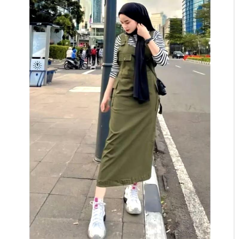 Jual OVERALL ROK CARGO INARA JAMSUIT WANITA MODEL KOREAN TERBARU2024 ...