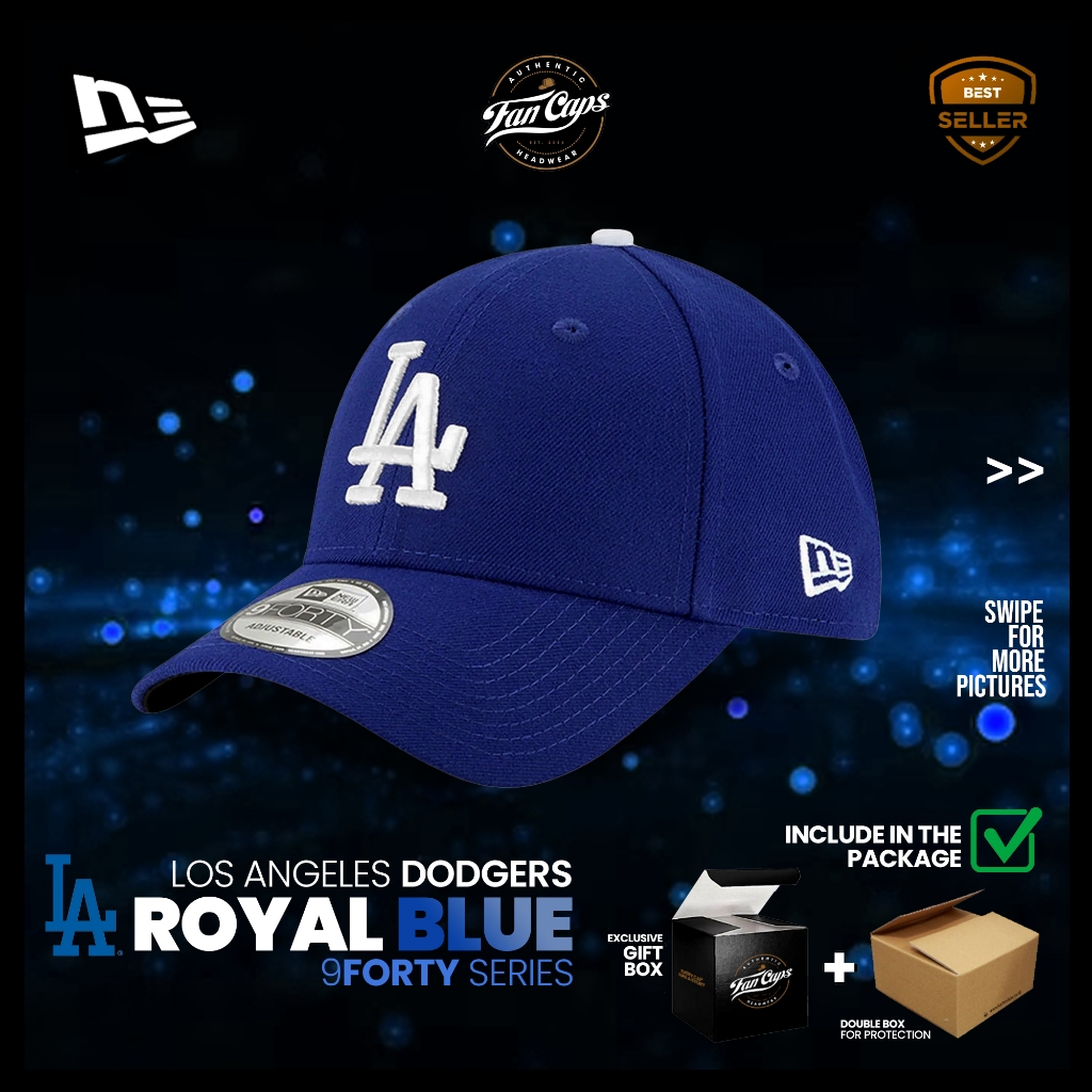 Jual Topi New Era Original MLB LA Dodgers League 9FORTY warna Biru ...
