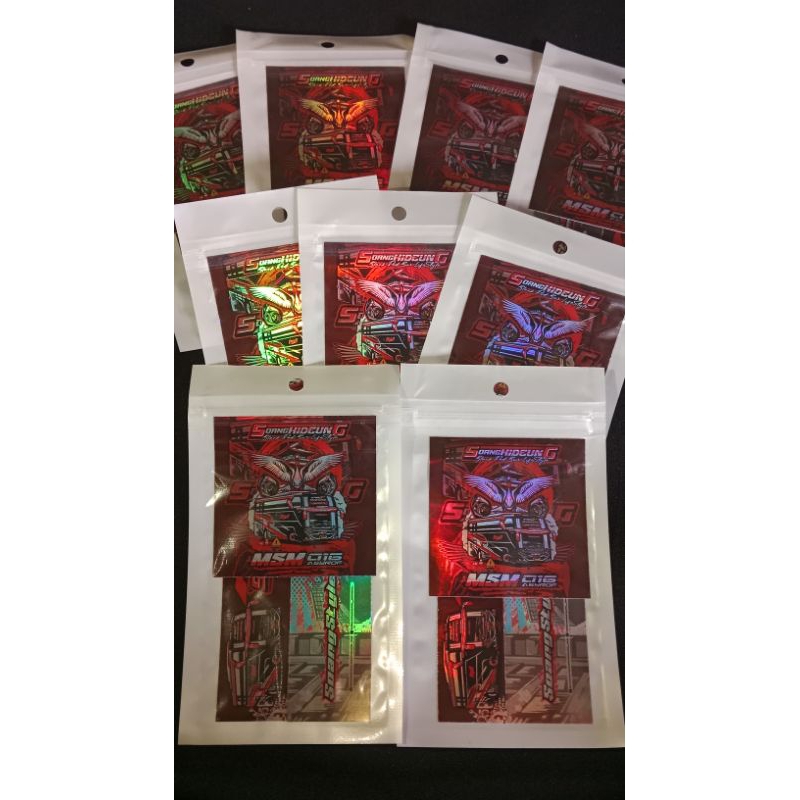 Jual STIKER BUS MSM SOANG HIDEUNG HOLOGRAM ORIGINAL 100% | Shopee Indonesia