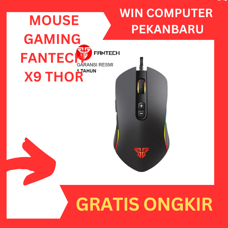 Jual Mouse Gaming Fantech THOR X9 Macro Gaming Mouse | Shopee Indonesia