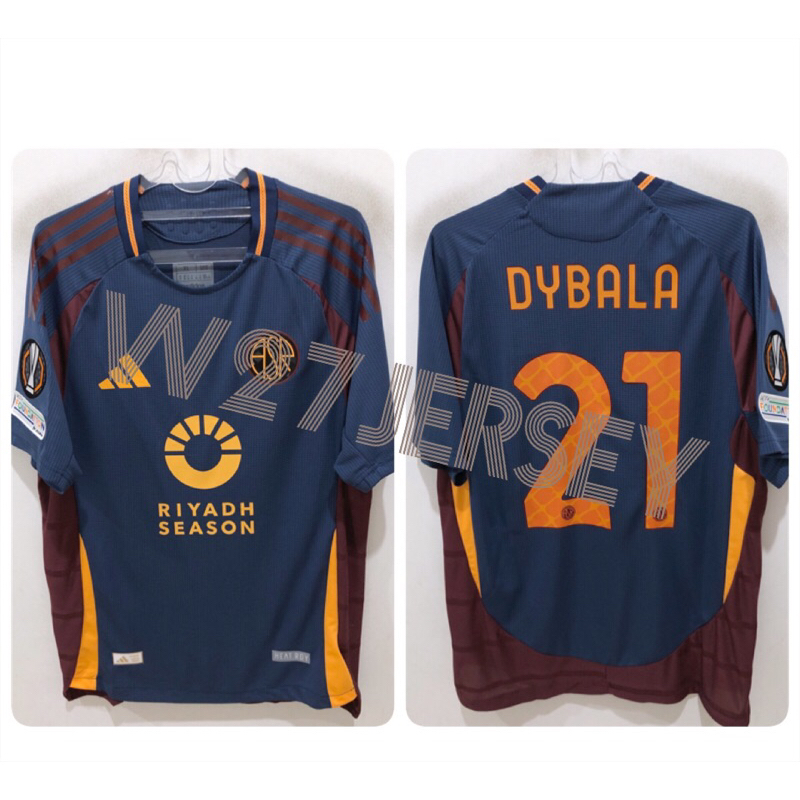 Jual JERSEY PLAYER ISSUE - ROMA 3RD 2024-2025 name player Dybala ...