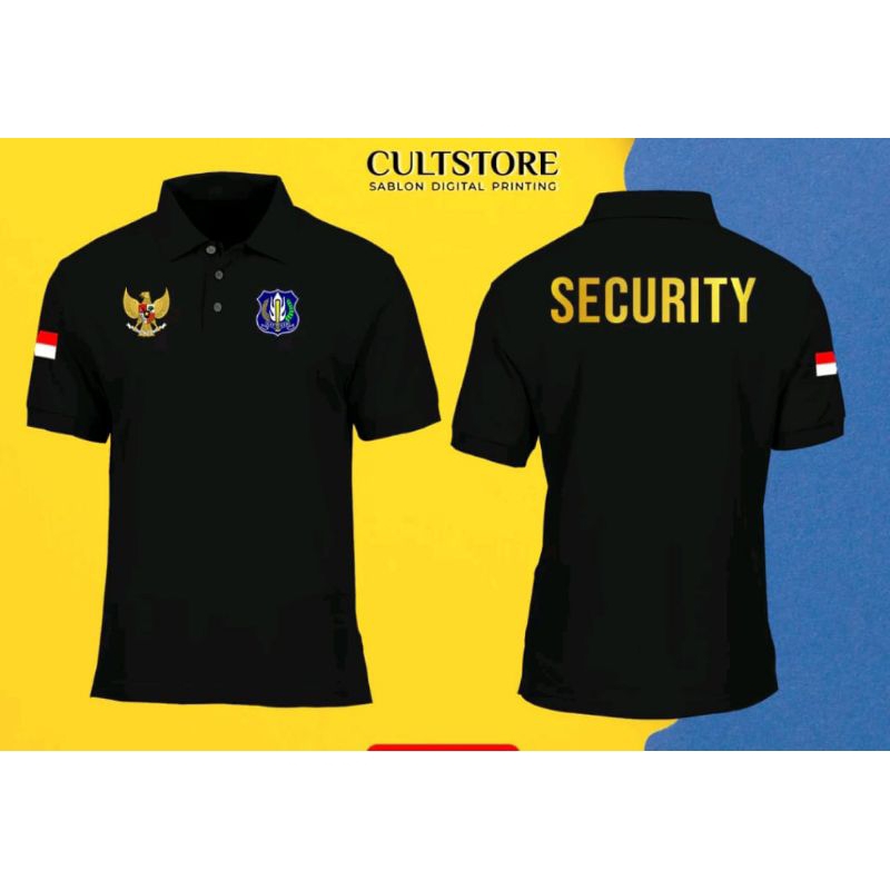 Jual BAJU KERAH POLO SECURITY GARUDA NEW // SECURITY | Shopee Indonesia