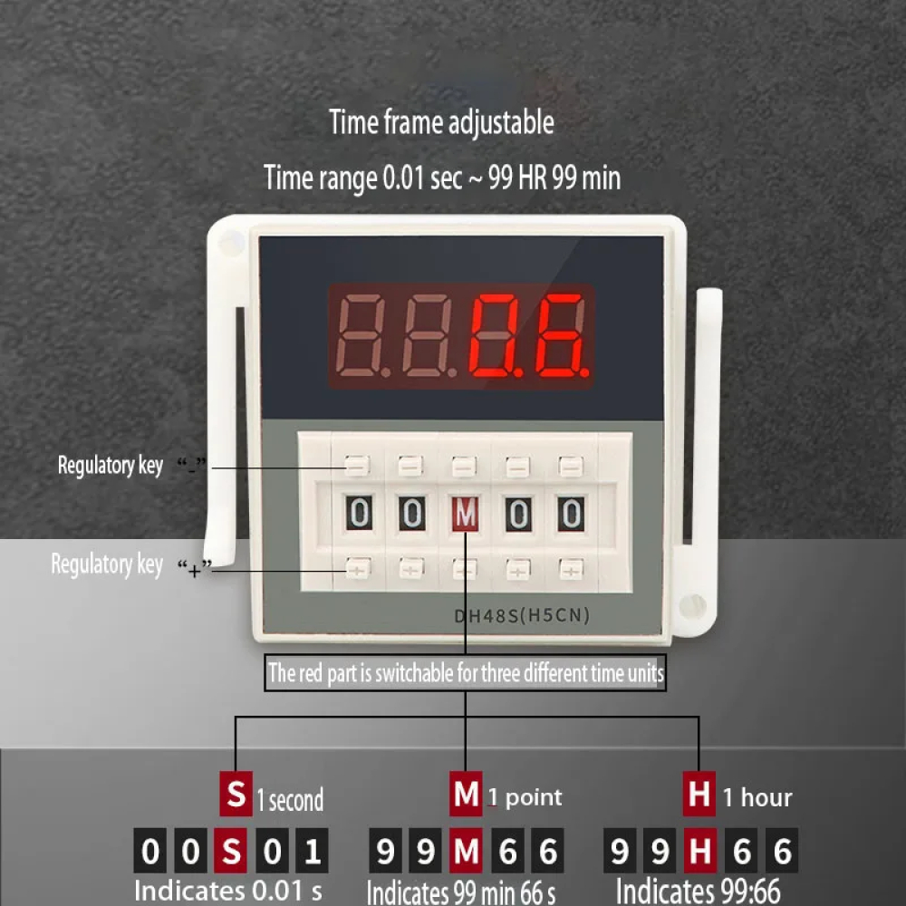 Jual Programmable Digital Timer Switch Relay 220V Kontaktor Panel ...