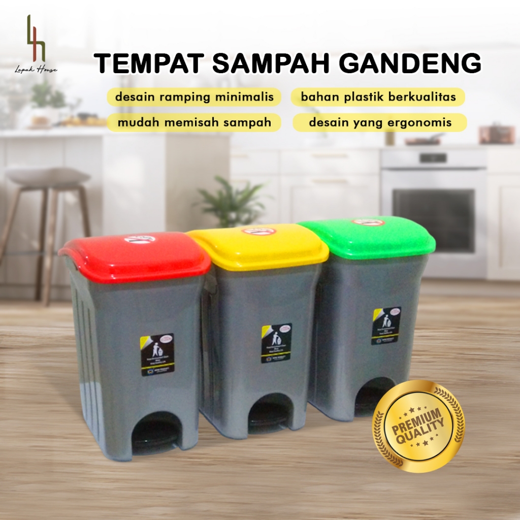 Jual MPW Tempat Sampah Injak 14L Gandeng / Tempat Sampah 3 in 1 ... Jual MPW Tempat Sampah Injak 14L Gandeng / Tempat Sampah 3 in 1 ...