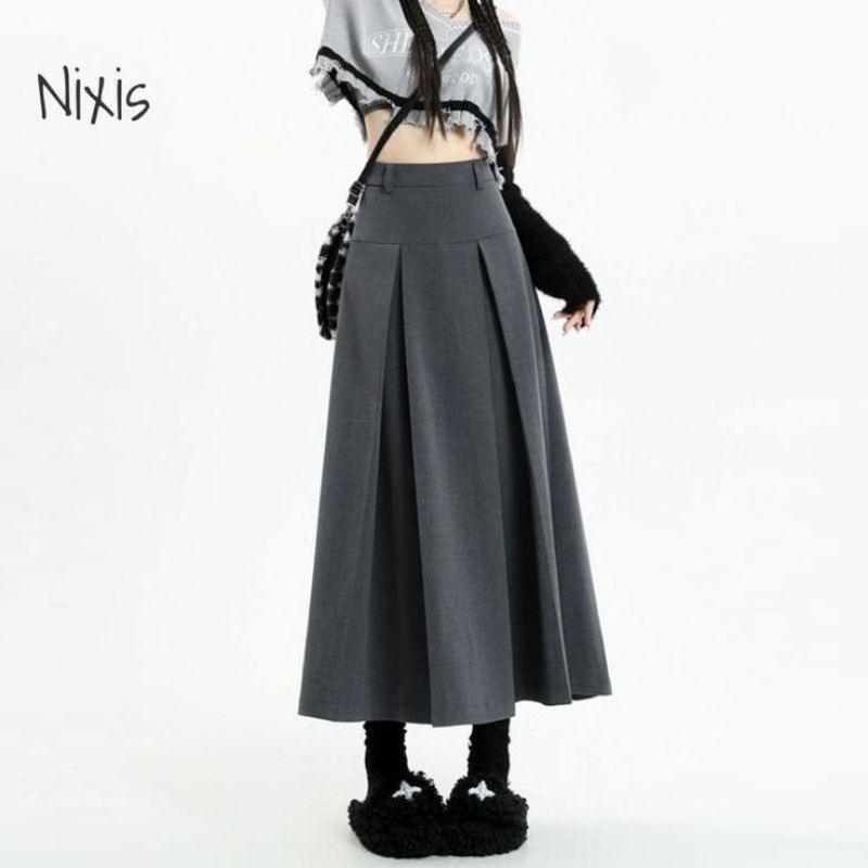 Jual Rok moana skirt Korean style - rok panjang wanita basic casual ...