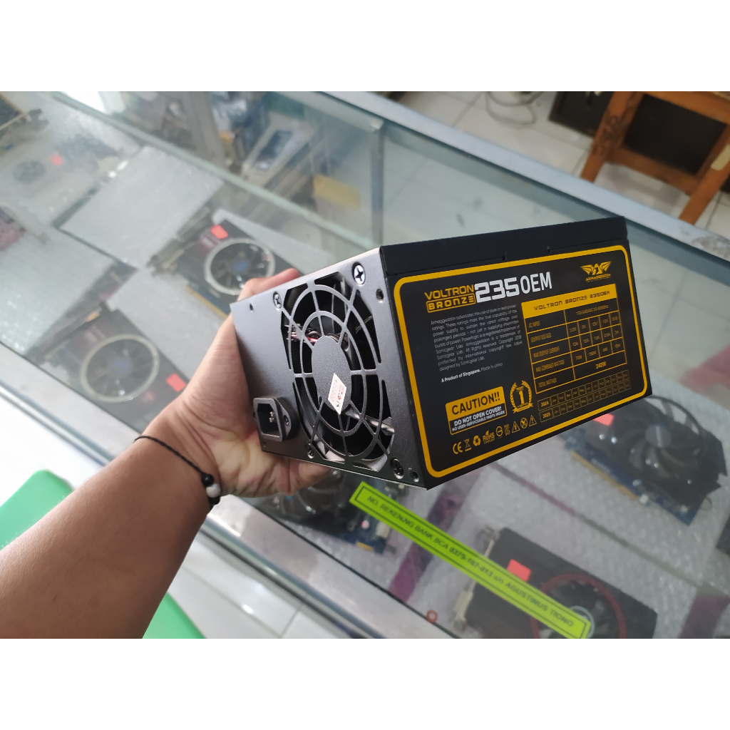 Jual Power Supply Armaggeddon Voltron Bronze 235 OEM | SONJU BASS KOMPUTER | Shopee Indonesia