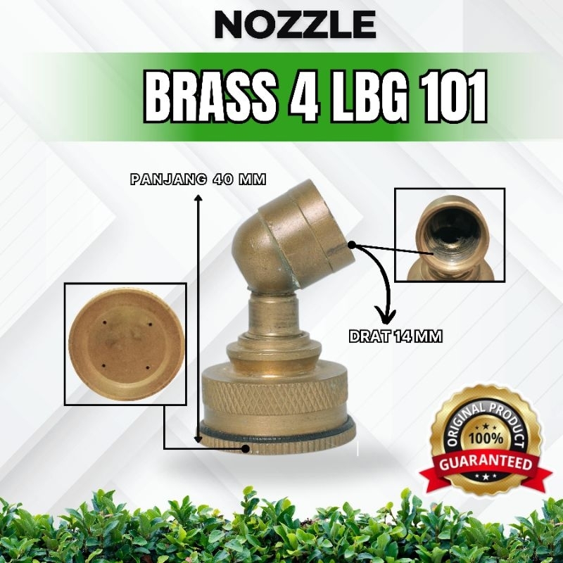 Jual NOZZLE BRASS 4 LBG BENGKOK MSA 101 ( SPUYER SPRAYER NOSEL NOZEL ...
