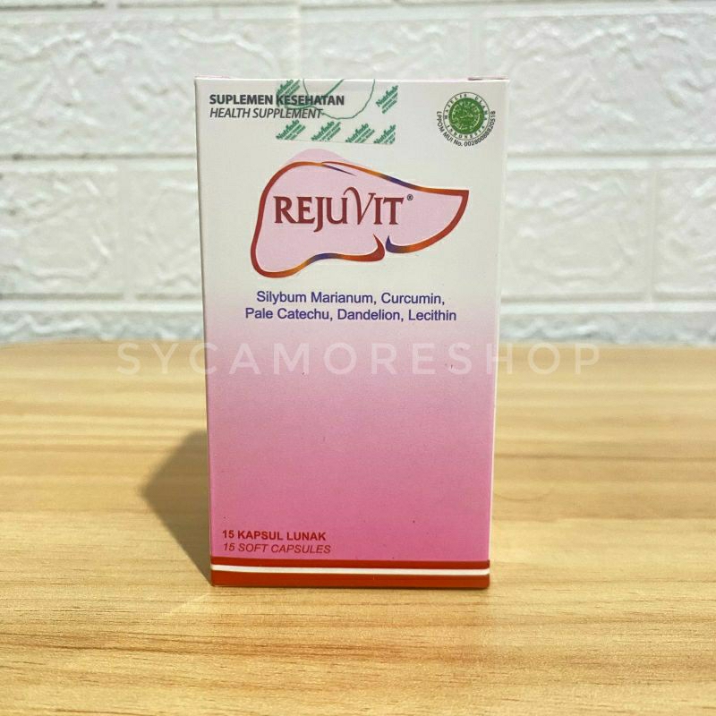Jual Rejuvit vitamin kesehatan hati / liver botol 15 kapsul | Shopee ...