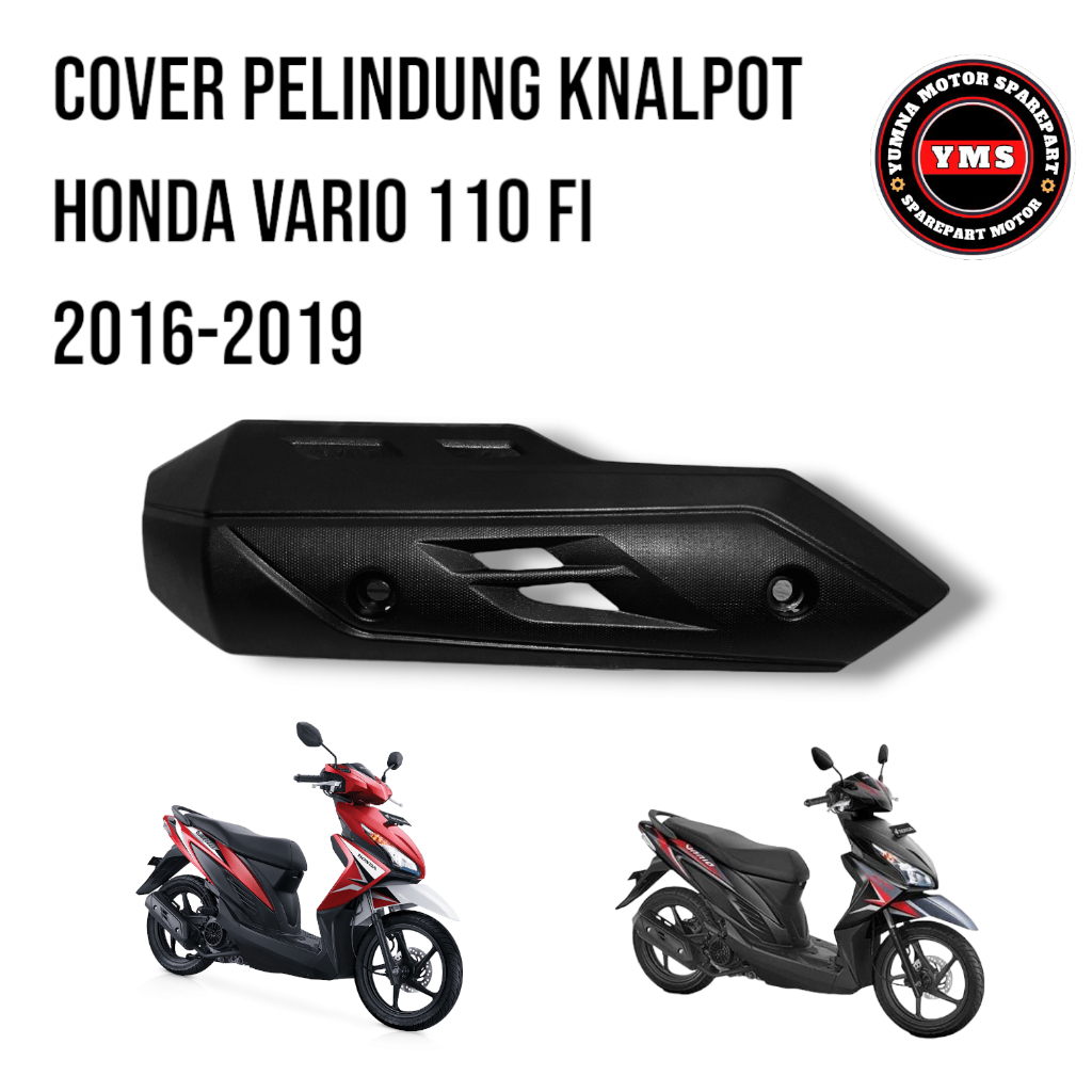 Jual cover knalpot honda vario 110 fi cover pelindung knalpot vario 110 ...
