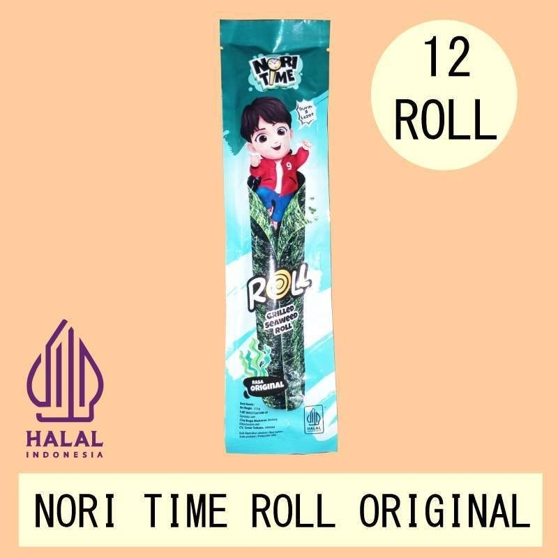Jual NORI TIME ROLL 1 BOX ISI 12 pcs | Shopee Indonesia