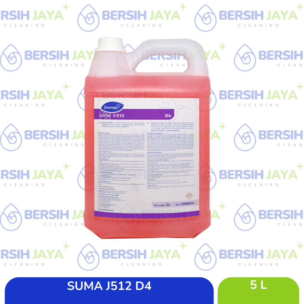 Jual Diversey SUMA J-512 - 5L (Sanitasi Alat Makan Food Grade) | Shopee ...