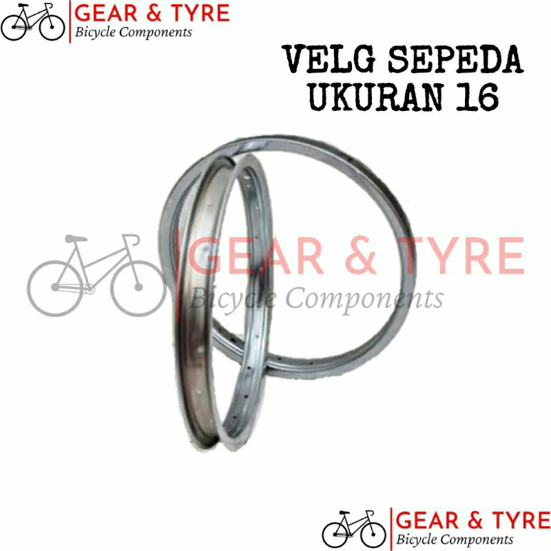 Jual Velg Sepeda 16 Inch / Peleg Sepeda Ukuran 16 / Velg Sepeda Anak ...