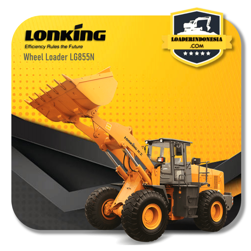 Jual Wheel loader Lonking LG855N 3 Kubik / bucket kapasitas 5 Ton Top ...