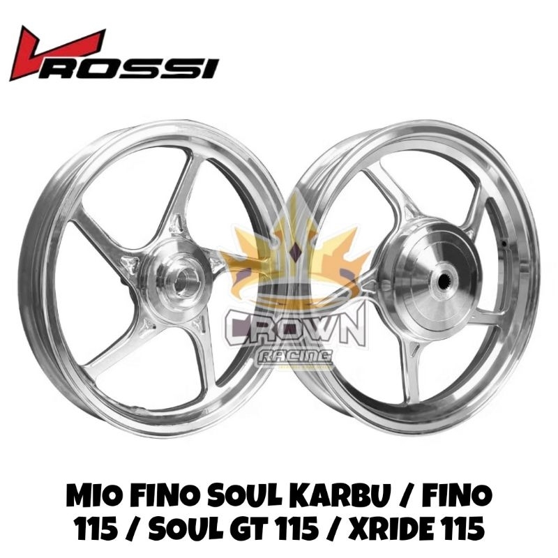 Jual Velg Rossi Solikin Mio Fino Soul Karbu / Mio J GT / Fino 115 ...