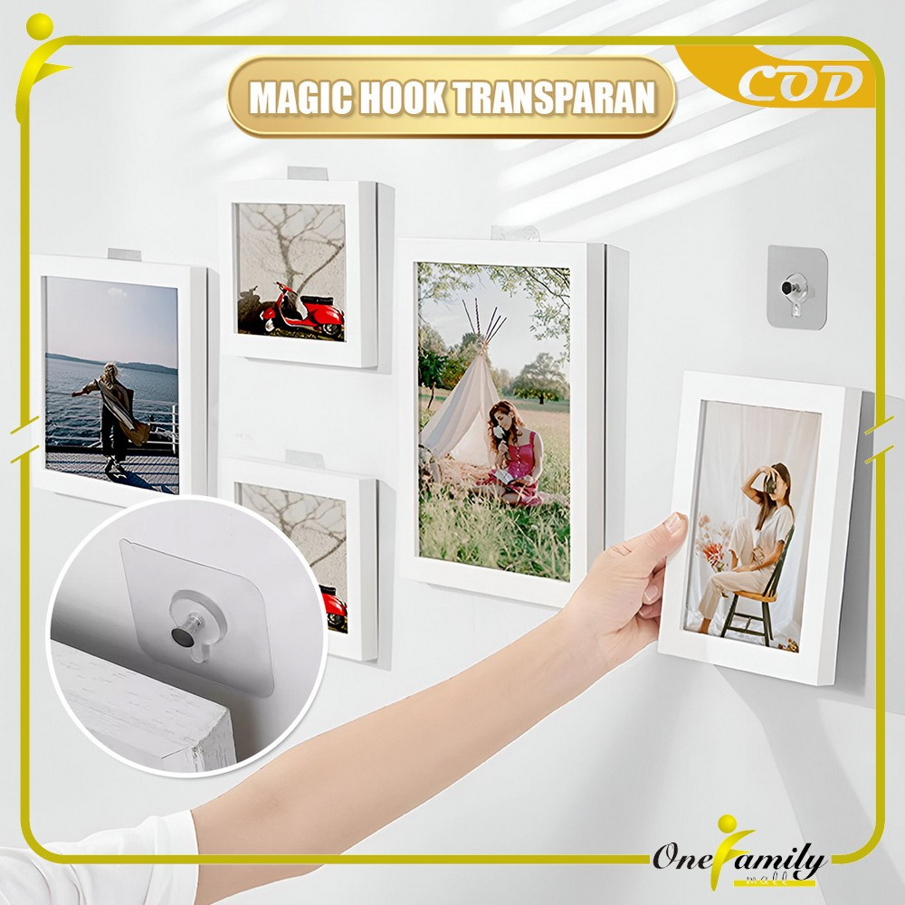 Jual ONE-C1093 Gantungan Hook Kait dan Baut Tempel Dinding Serbaguna ...