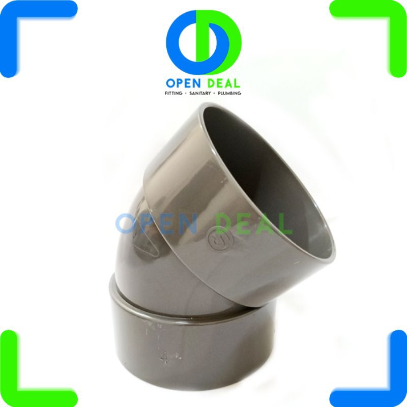 Jual Knie D 4 in 45 Derajat SOKET / Elbow 4 inch 45° / Keni 45 DERAJAT 4 in / Knee | Shopee ...