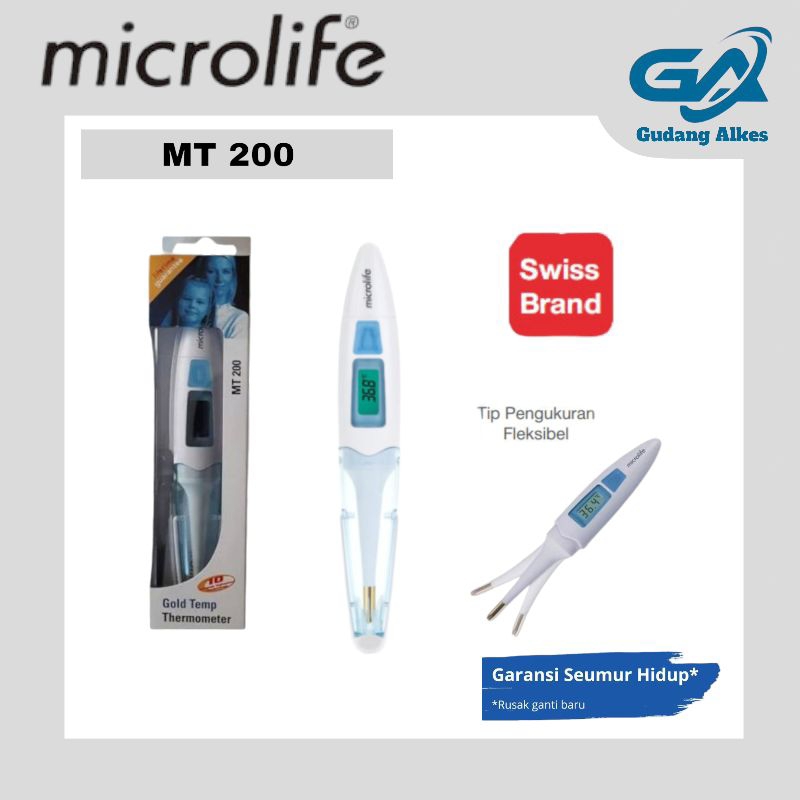 Jual Thermometer Digital Microlife MT 200 Termometer Ketiak Digital ...