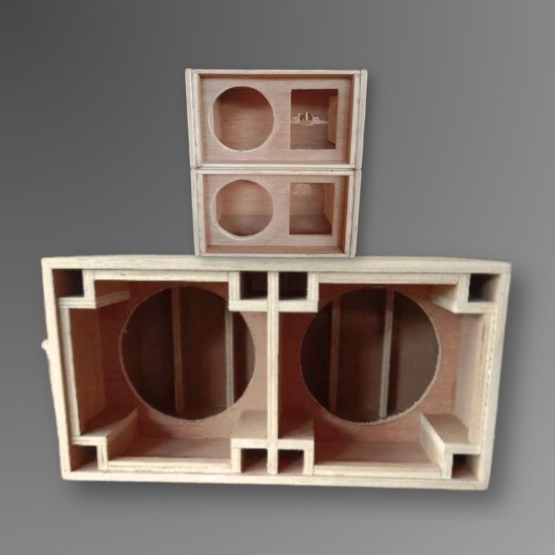 Jual Box sound miniatur planar 8in doble + line array 4in doble ...