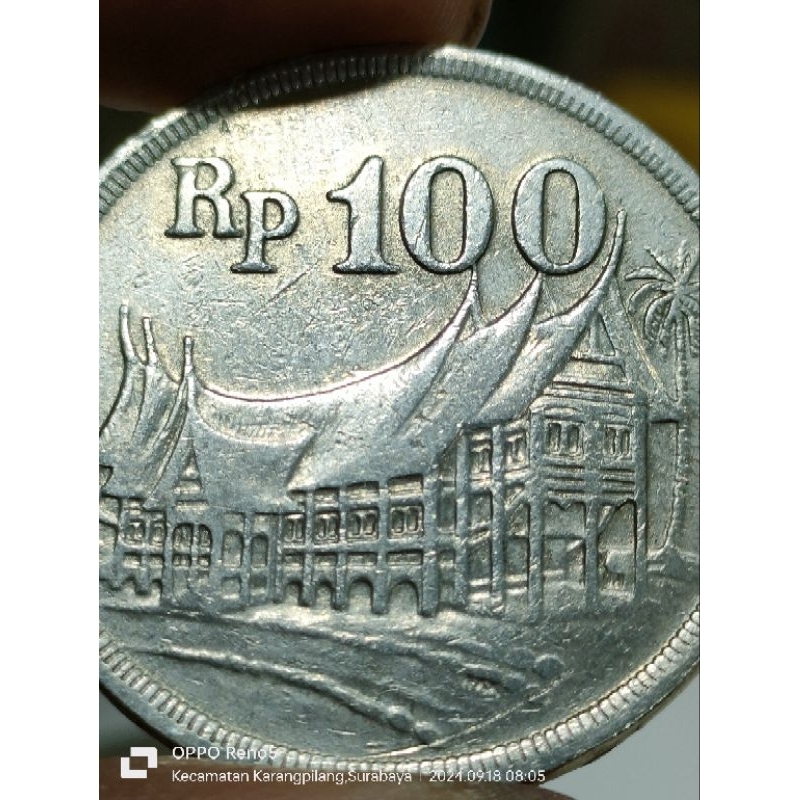 Jual KOIN Rp 100 RUMAH GADANG asli tebal | Shopee Indonesia