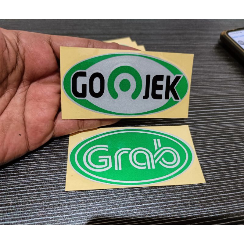 Jual Stiker sticker gojek grab stiker cutting stiker motor | Shopee ...
