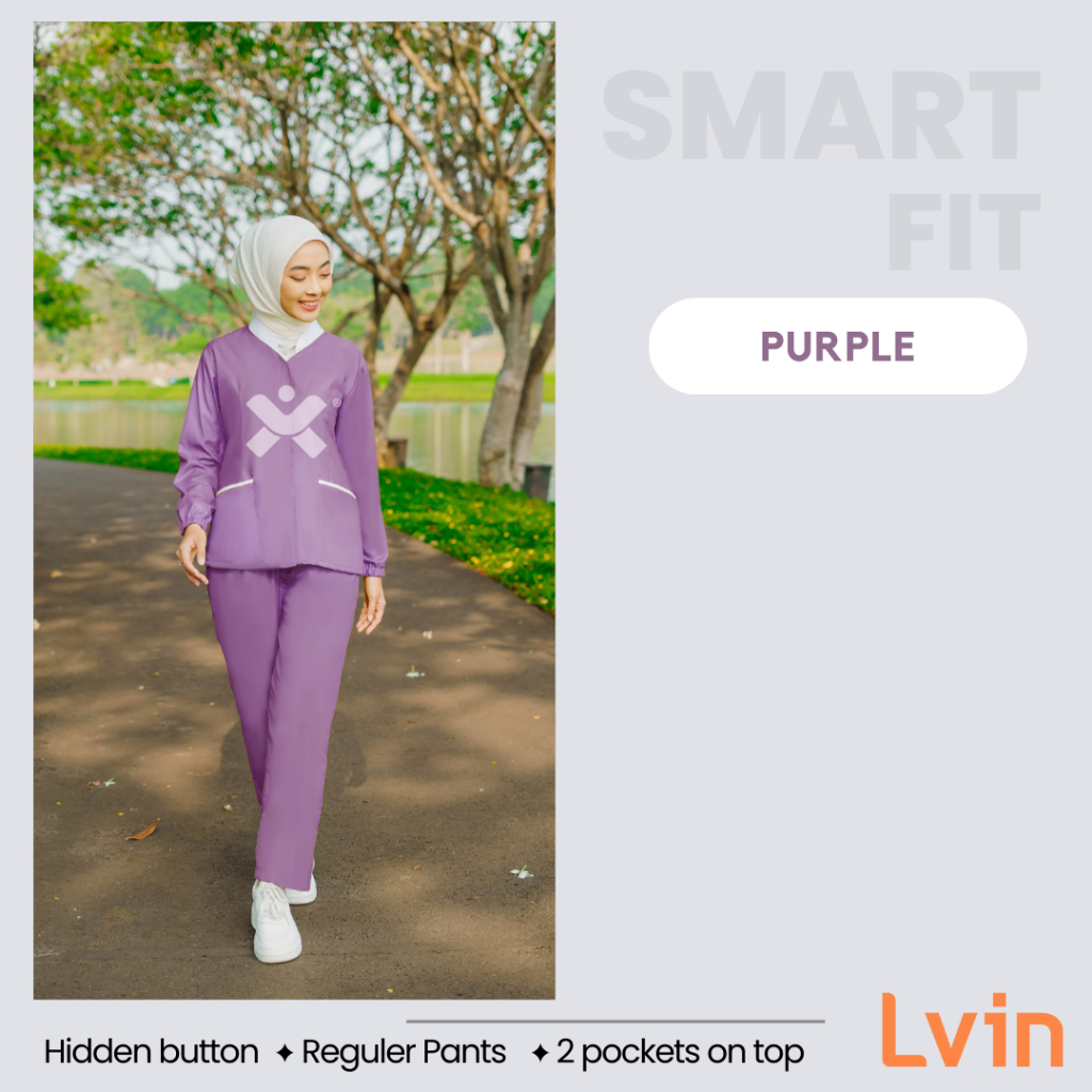 Jual Lvin Baju Seragam suster Hana Series Lengan Panjang / nanny ...