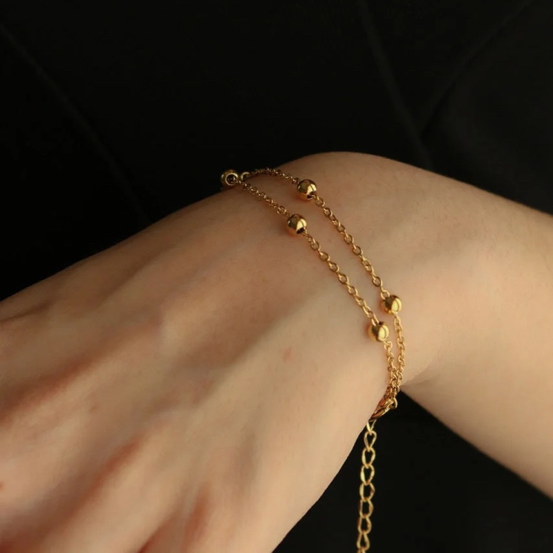 Jual Ark.co - Reese bracelet | gelang tangan titanium steel anti karat ...