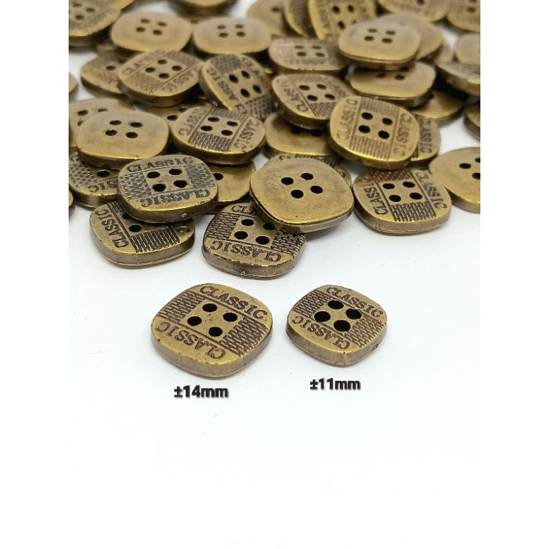 Jual KANCING MODEL ETNIK KANCING KOTAK PER 12 PCS | Shopee Indonesia