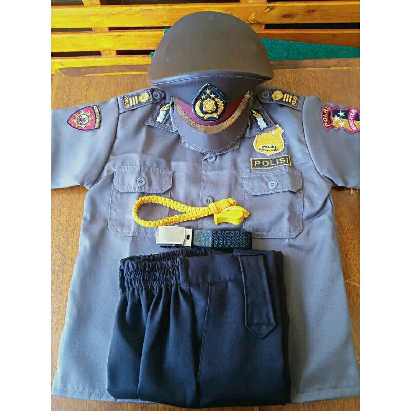 Jual seragam polisi anak sabhara tk paud | Shopee Indonesia