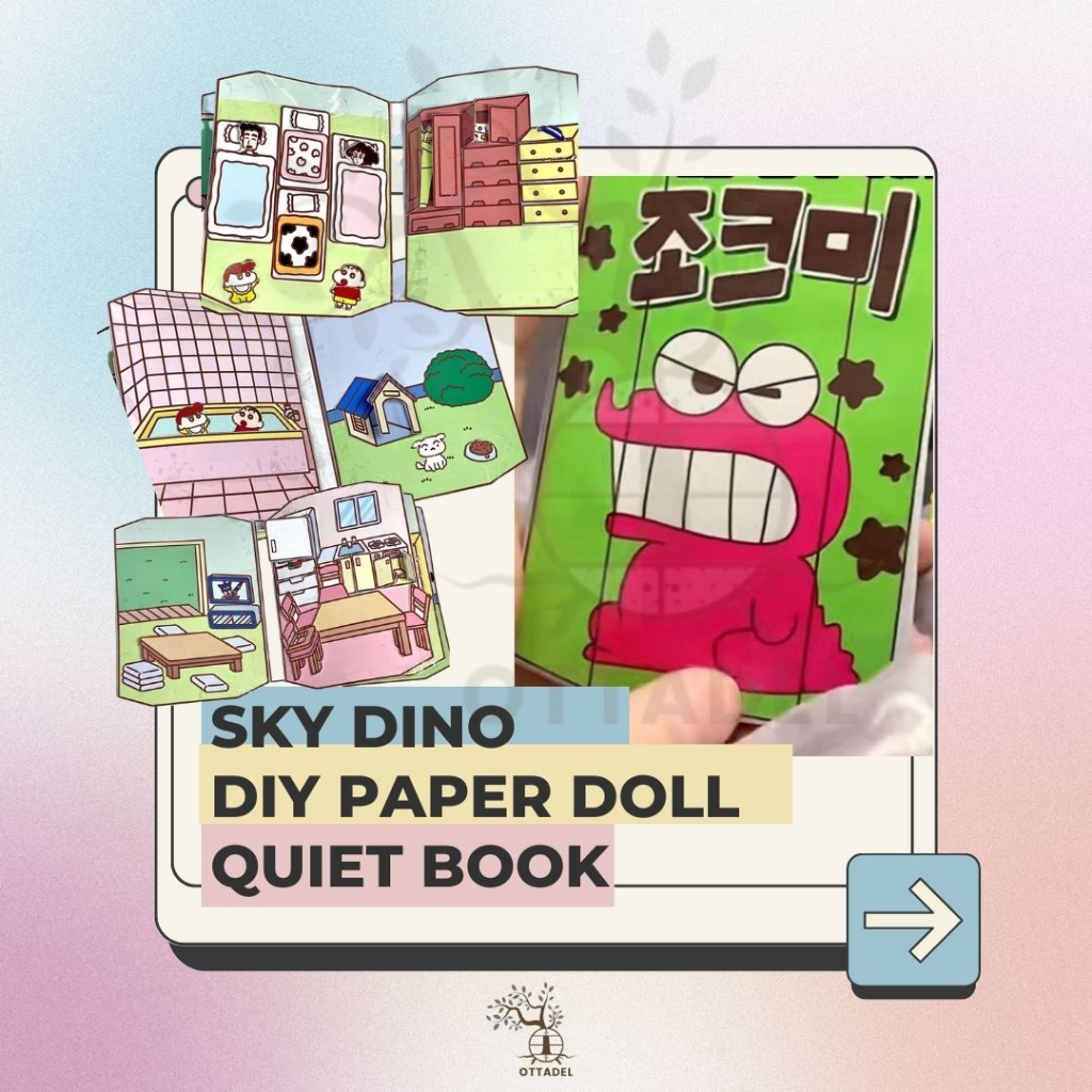 Jual Ottadel Mainan Boneka Kreasi untuk Anak-Anak / Paper Doll Quiet ...