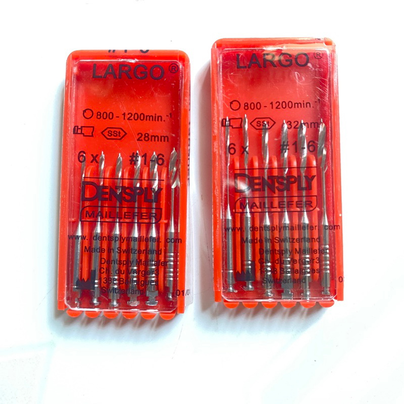 Jual Dental Peeso reamer LARGO DENTSPLY / peeso reamers 28mm 32mm ...